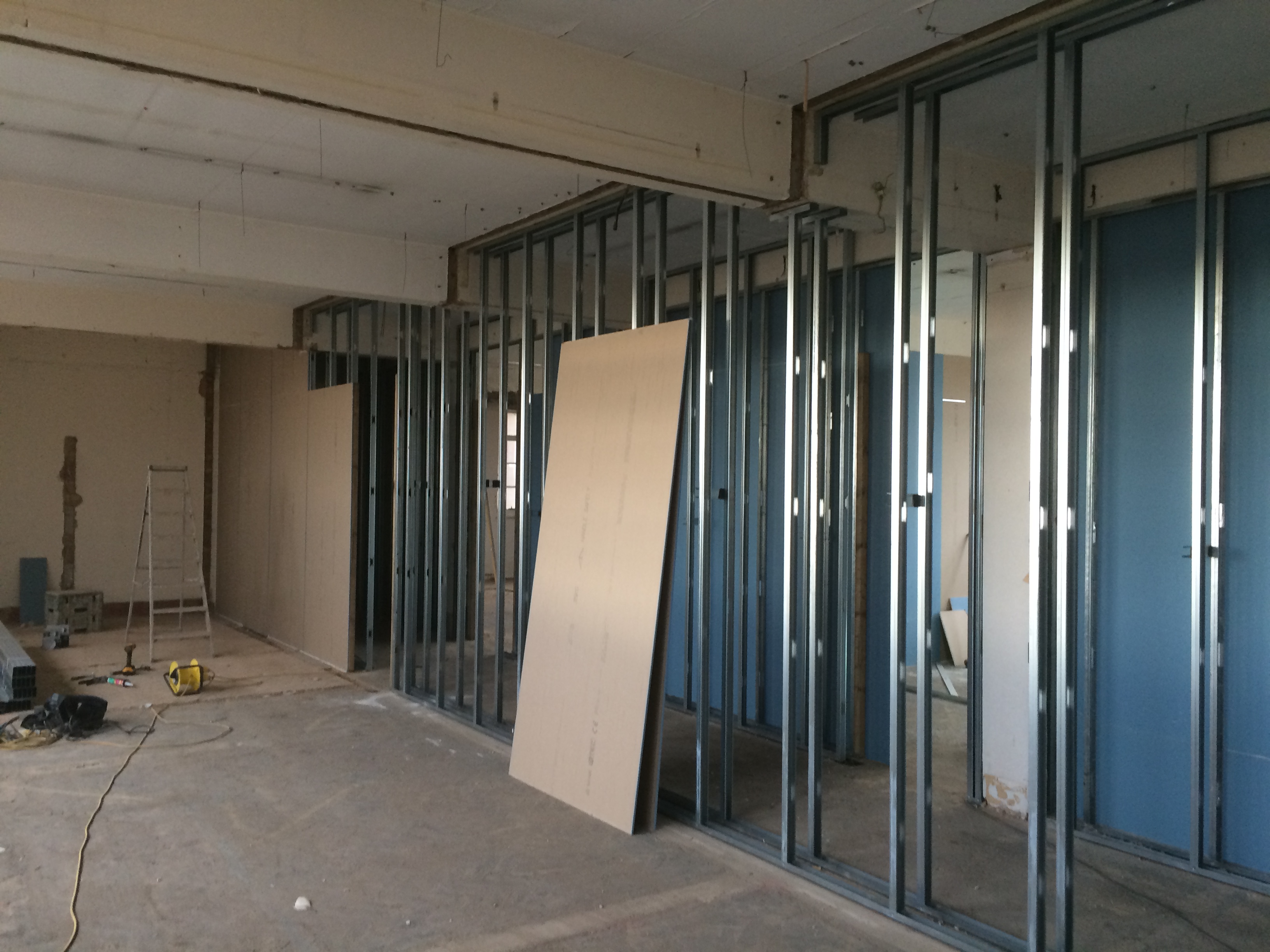 Metal Stud Partitions – D&M Murphy Plastering Contractors